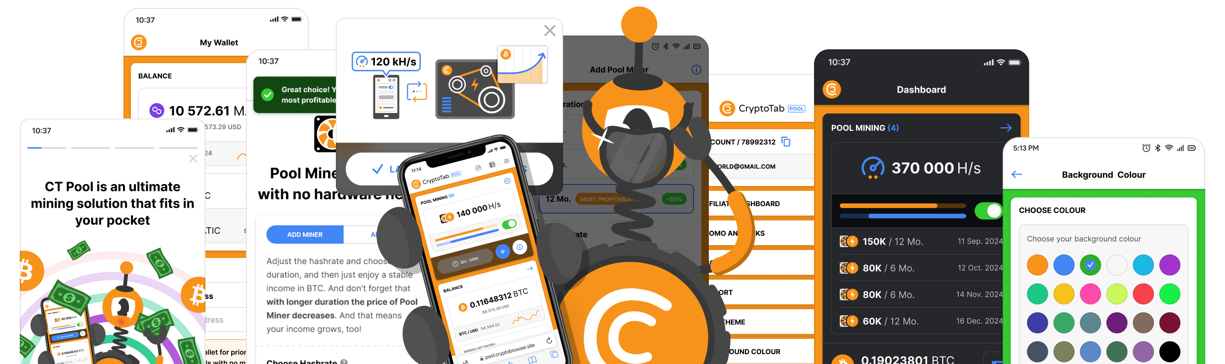 CT Pool: universal mining tool