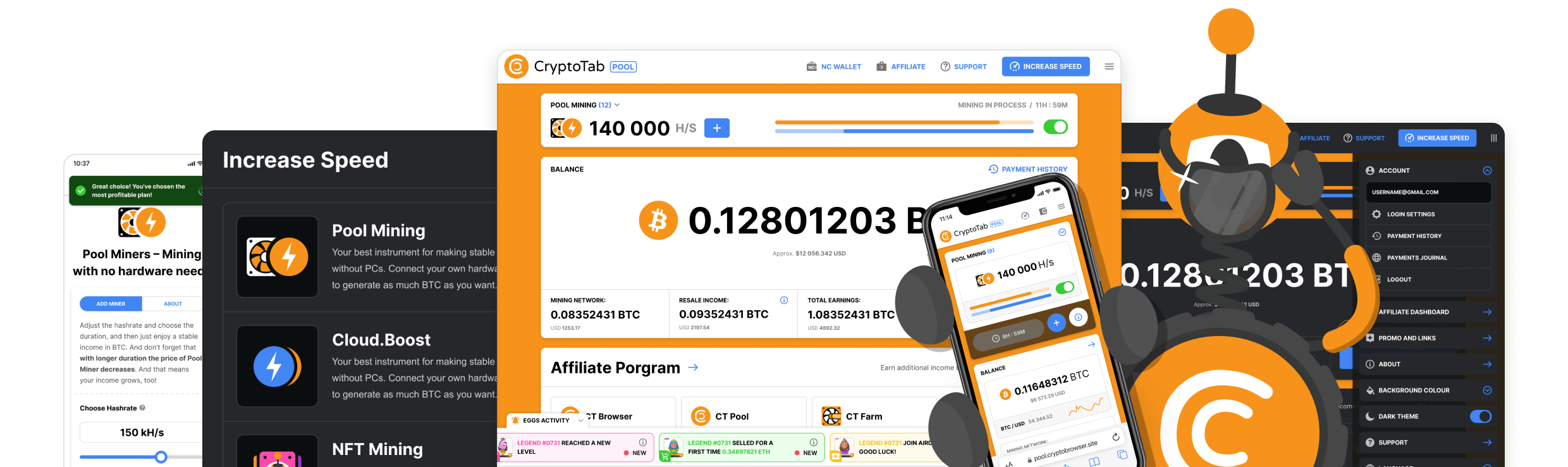 CT Pool: universal mining tool